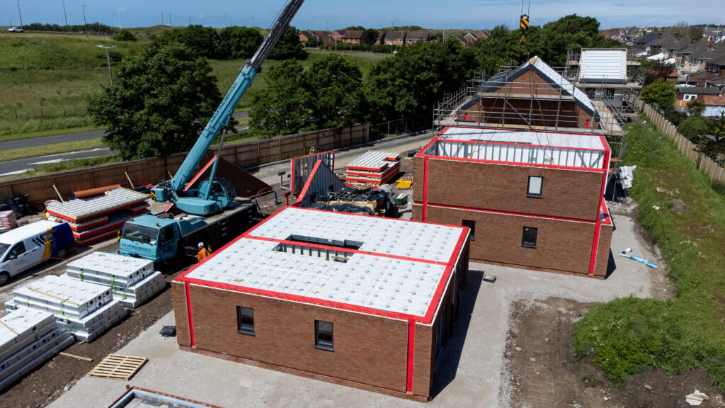 Major modular housing scheme reaches halfway point - Onward